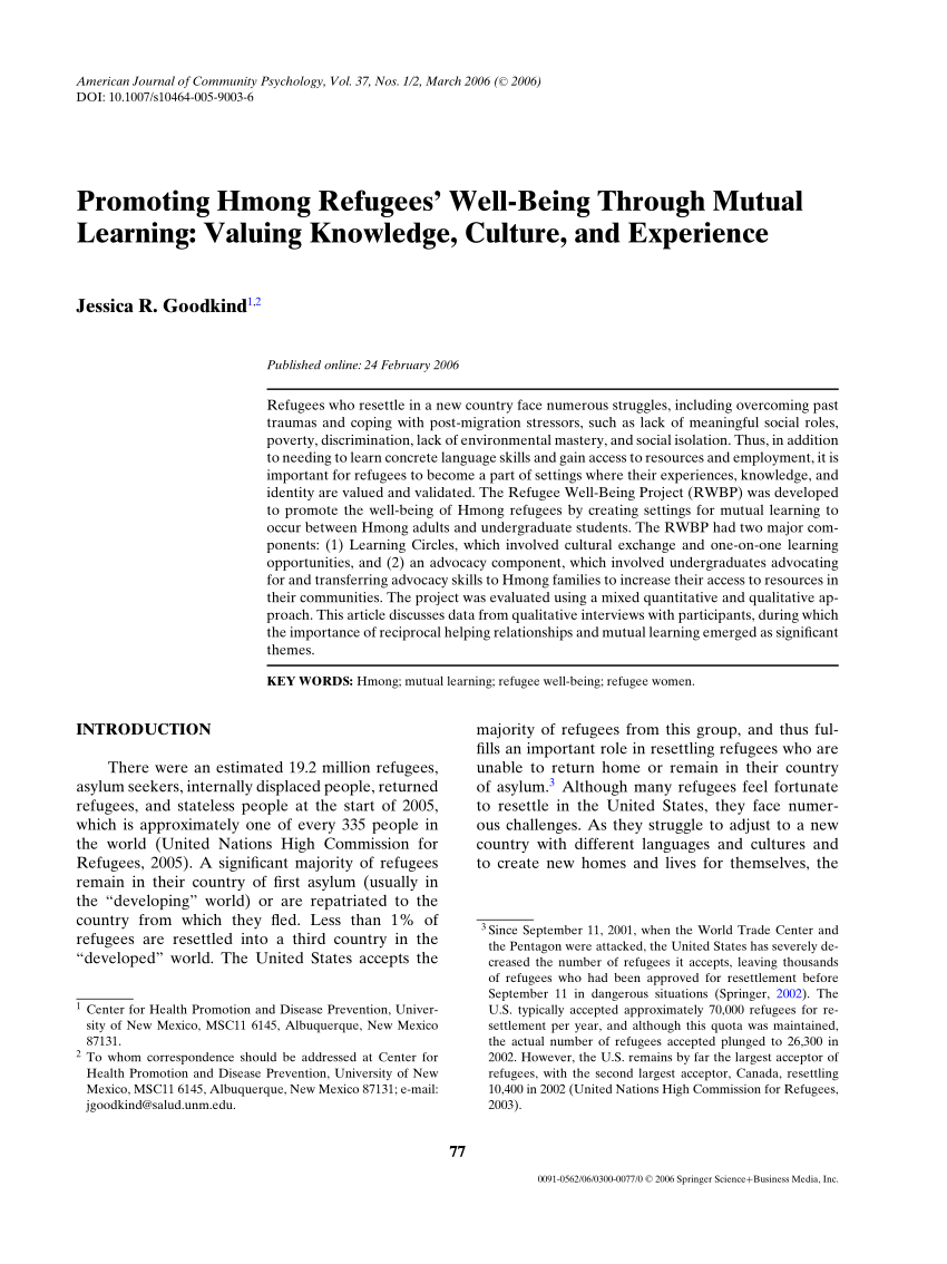 What are the developments shaping policies toward Hmong refugees?