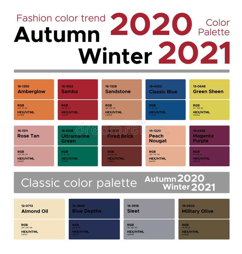 What are the fashion colors for fall 2021?