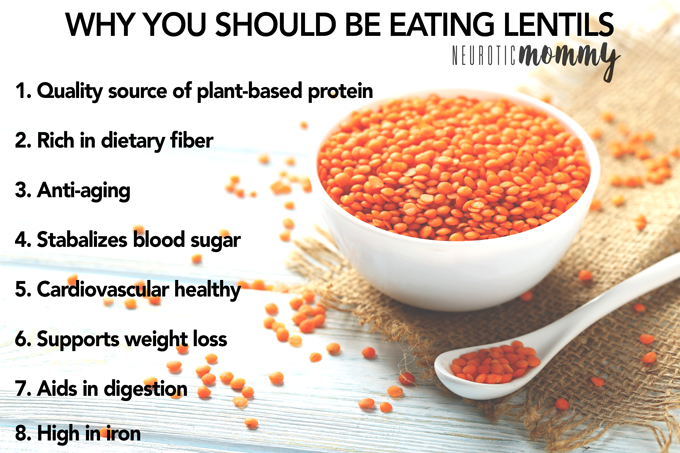 What are the health benefits of eating more lentils?