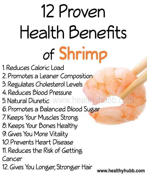 What are the health benefits of shrimps?
