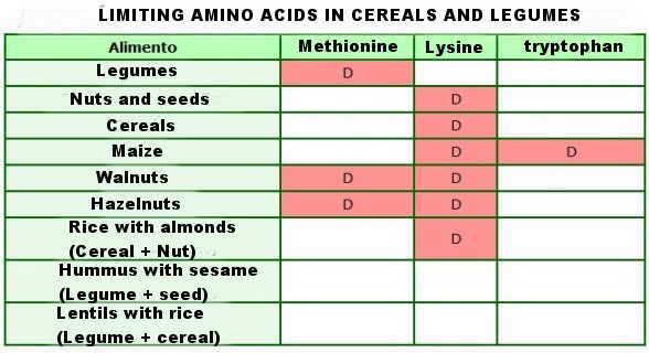 What are the limiting amino acid?