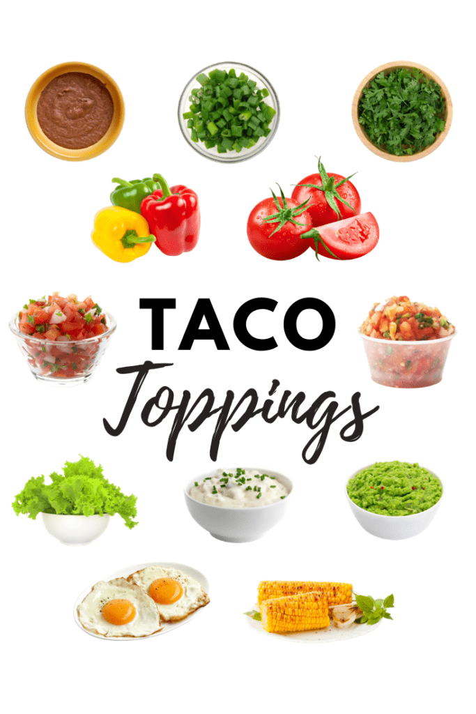 What are the most common taco toppings?