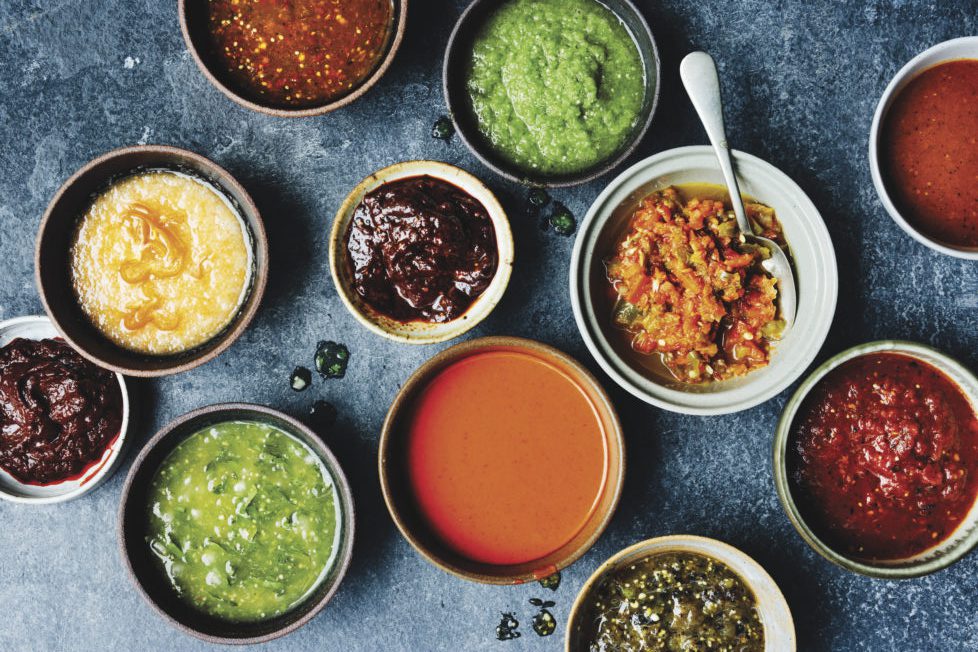 What are the types of Mexican salsa?
