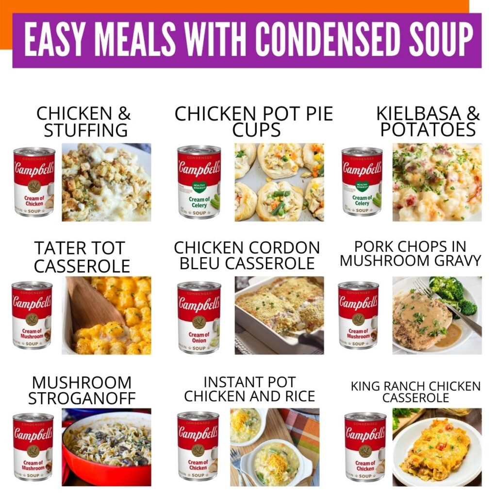 What can I add to condensed soup?
