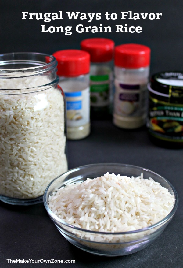 What can I add to plain rice for flavor?