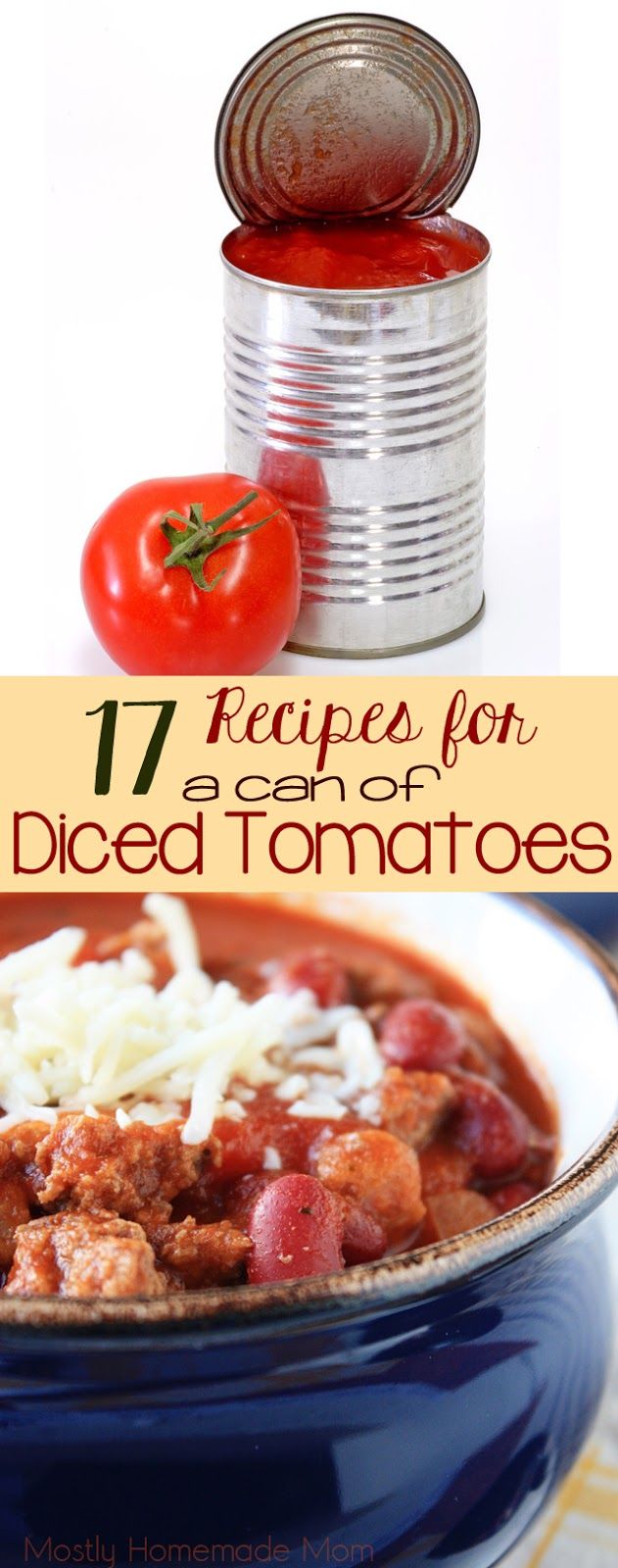 What can I cook with canned tomatoes?