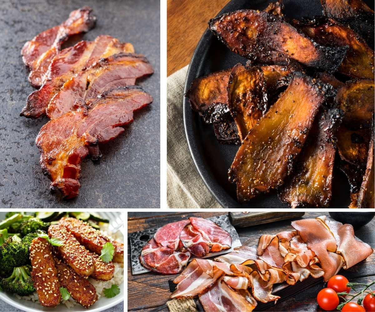 What can I substitute for bacon in recipes?
