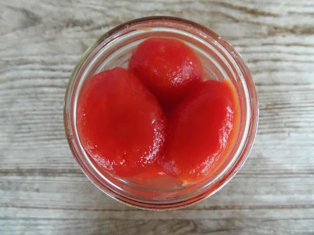 What can I substitute for whole peeled tomatoes?
