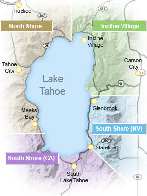 What city is Lake Tahoe closest to?