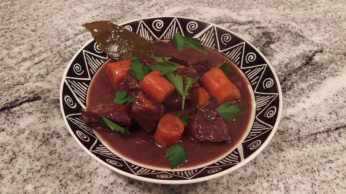 What country is known for beef bourguignon?