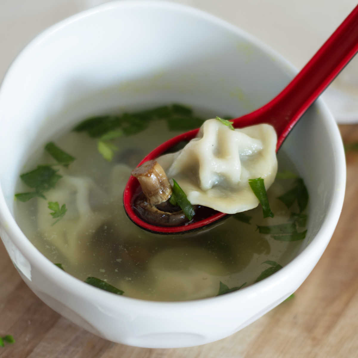 What culture is wonton soup from?