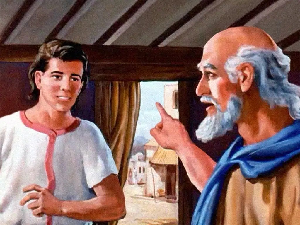 What did Elisha say to gehazi?