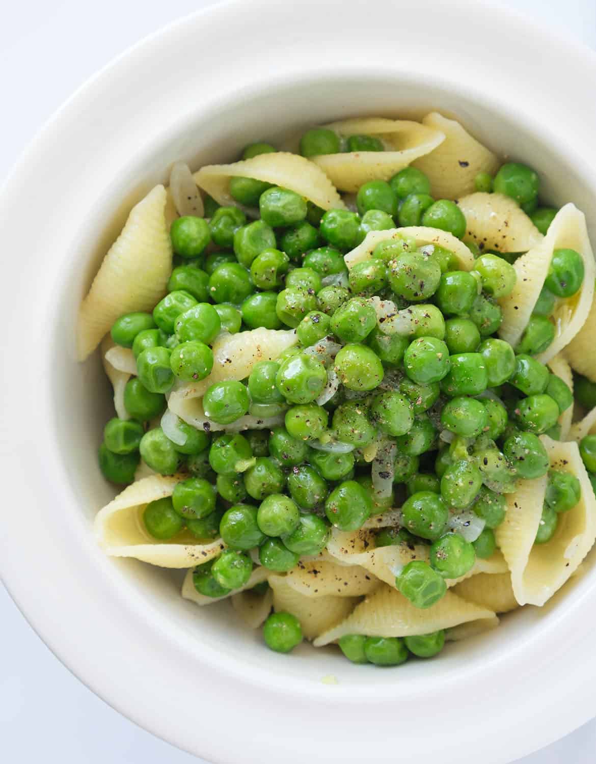 What dishes can be made from peas?