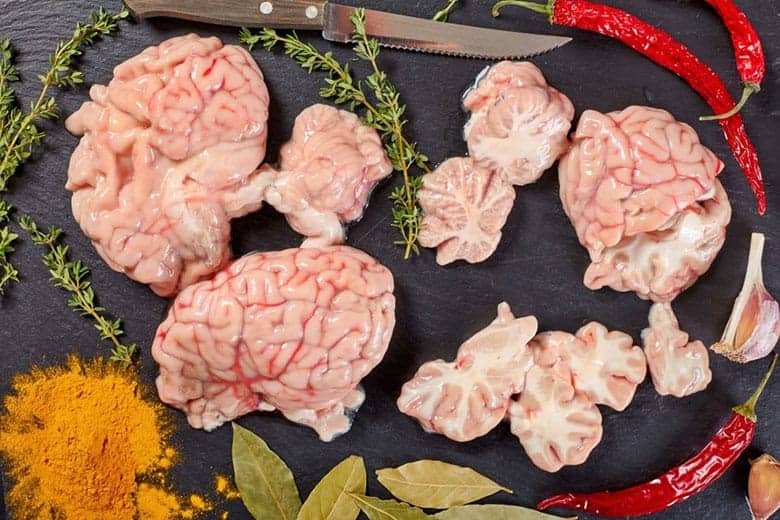 What do pork brains taste like?