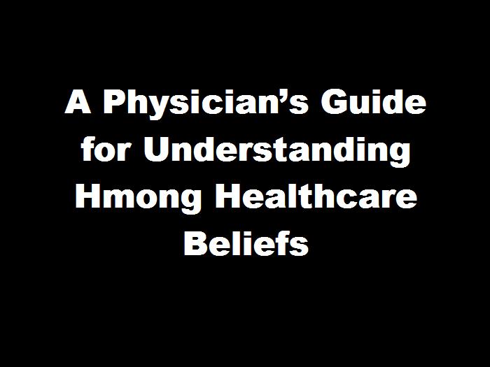 What do the Hmong believe about stomach aches?