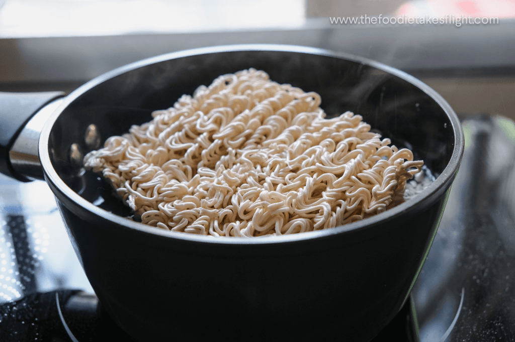 What do you do with ramen water?
