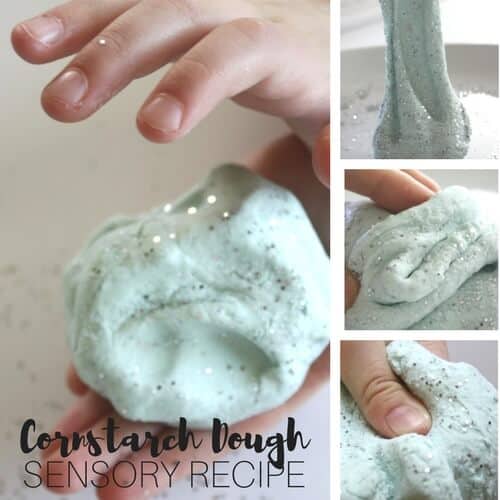 What does cornstarch do to dough?