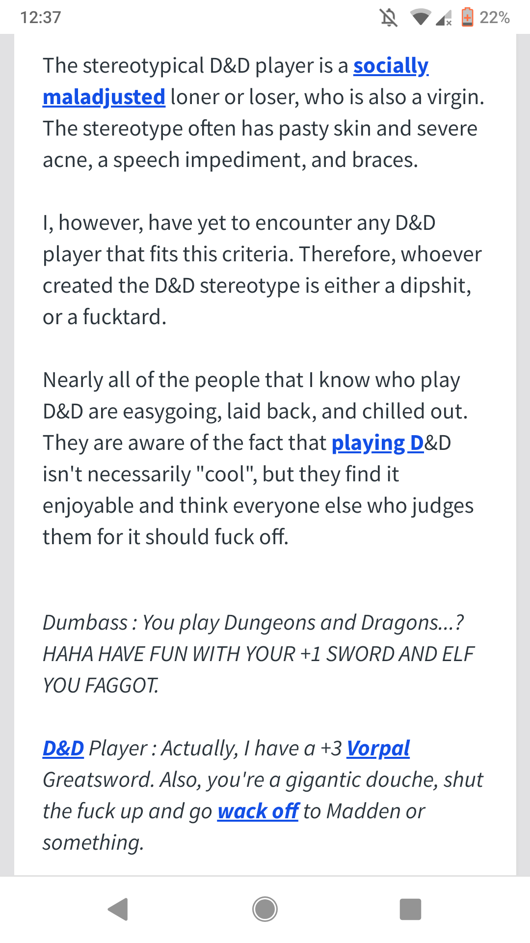 What does DND mean urban?