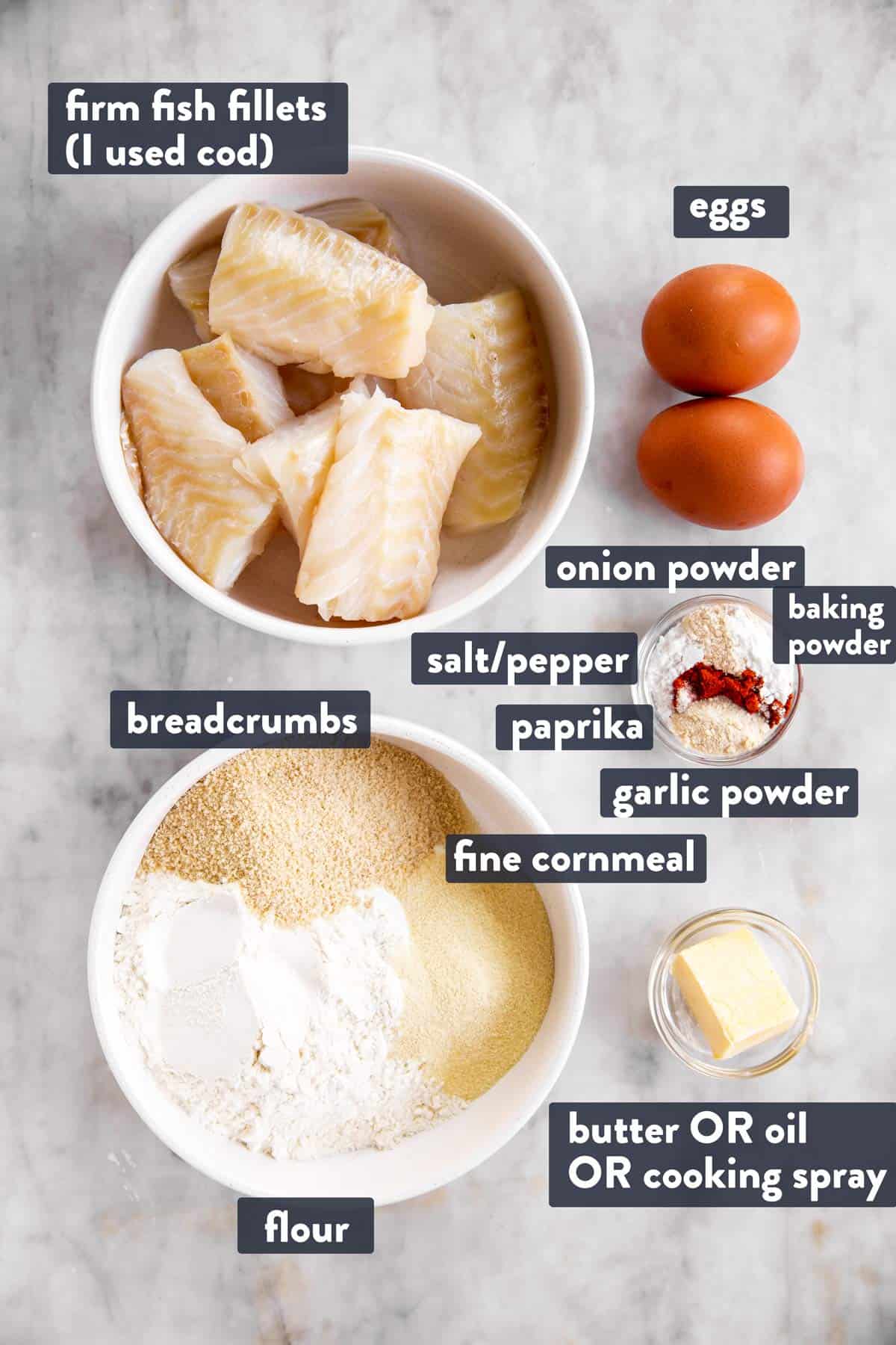 What does putting flour on fish do?