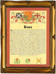 What does the name Roux mean?