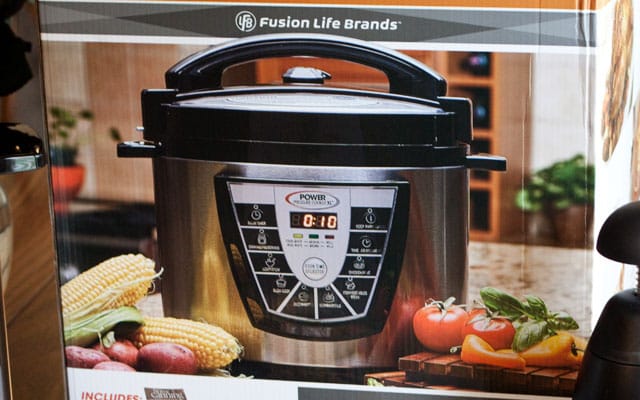 What does the P mean on the Power Pressure Cooker XL?