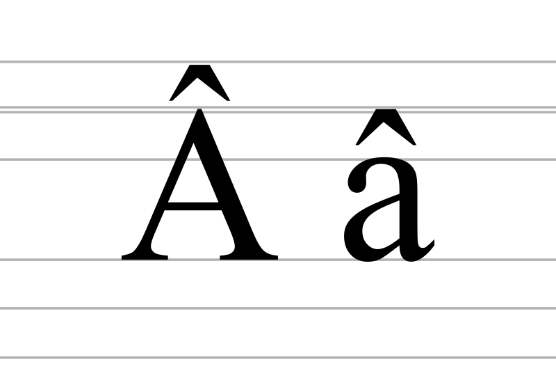 What does the word “a” mean in French?