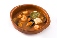 What does the word bouillabaisse mean in English?