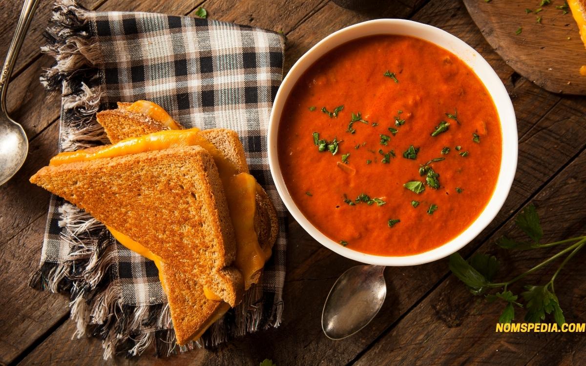 What does tomato soup pair well with?