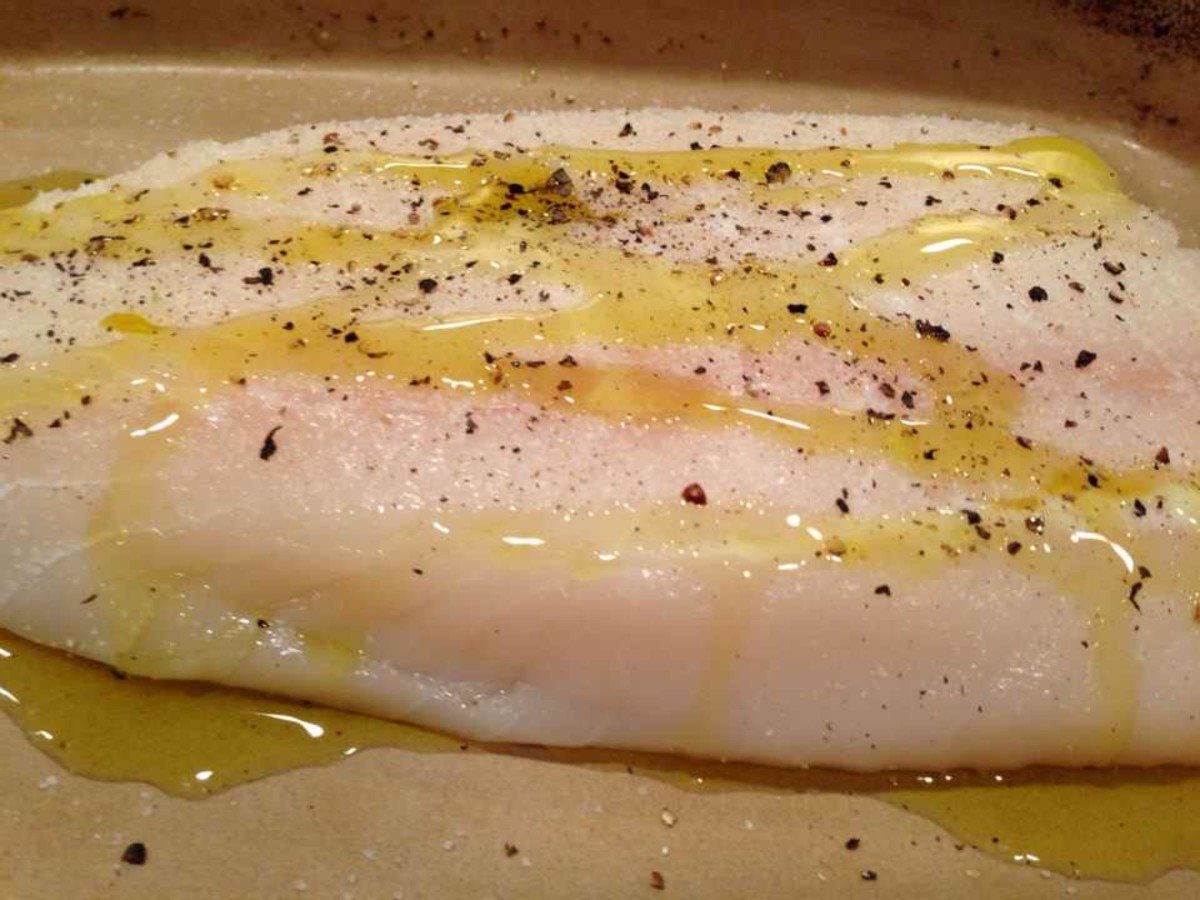 What does undercooked halibut look like?