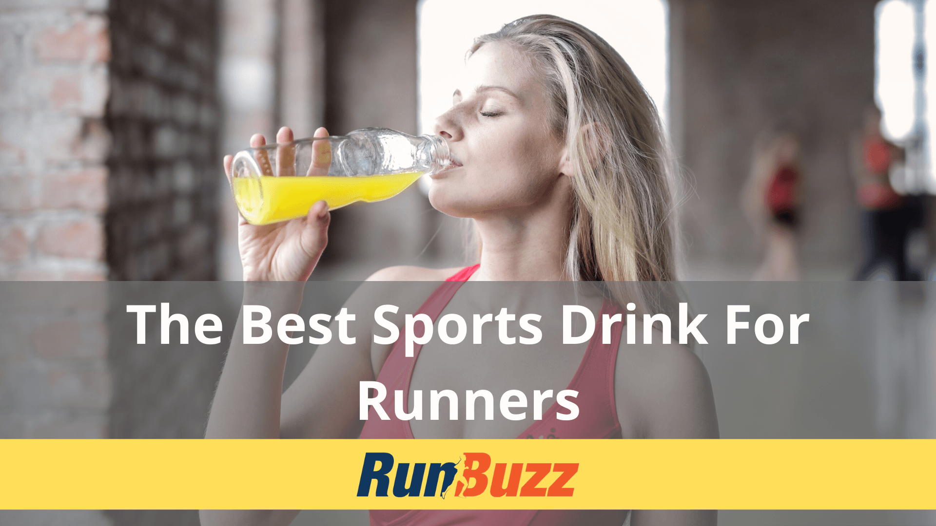 What drink is good for running?