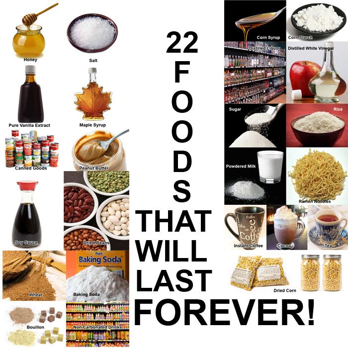 What food can last forever?