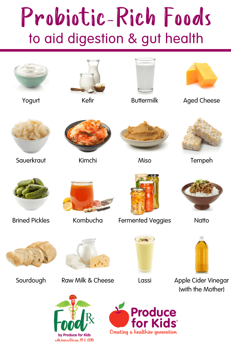 What foods have a lot of probiotics?