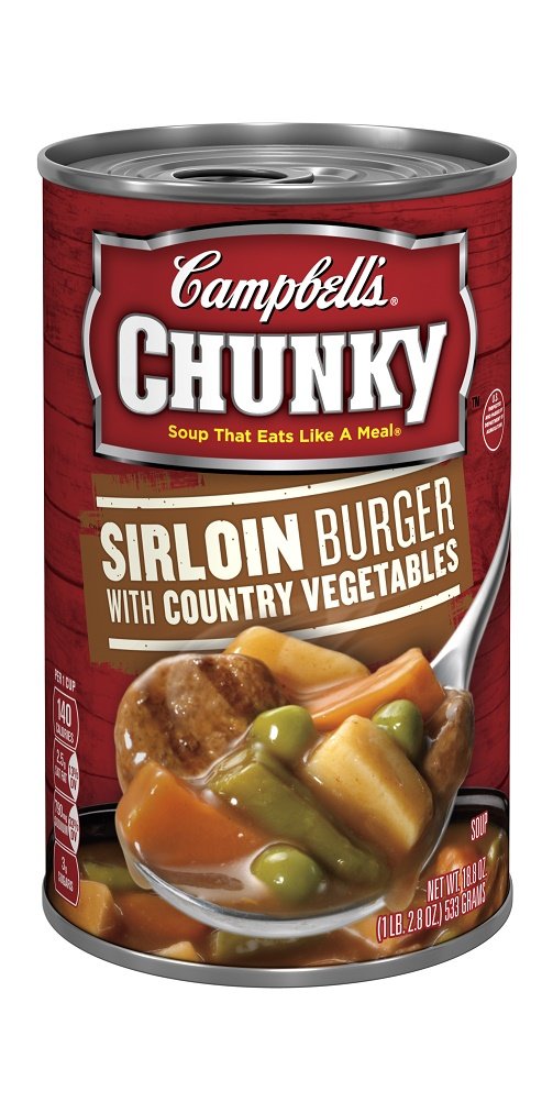 What happened to chunky beef burger soup?