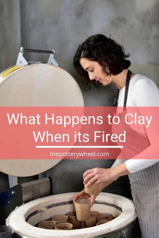 What happens to clay when you burn it?