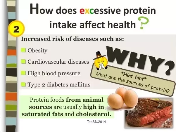 What happens when you take more protein?