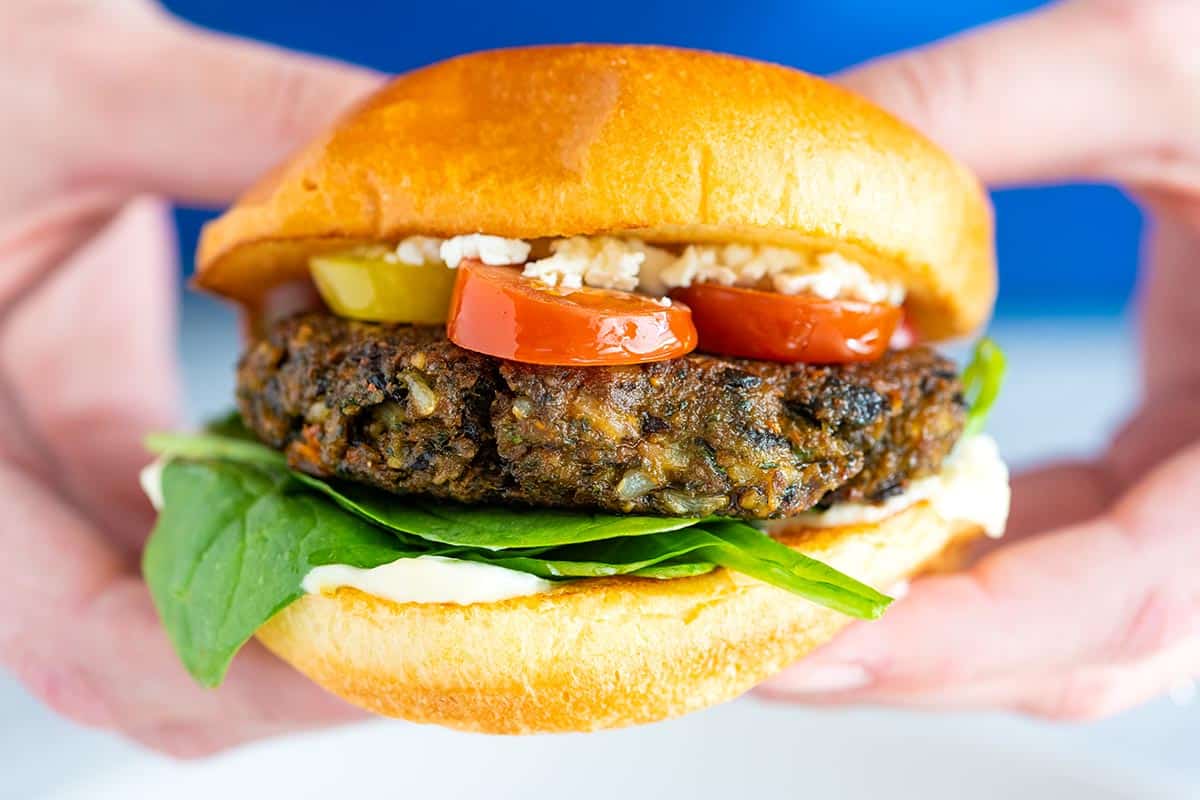 What ingredients are in meatless burgers?