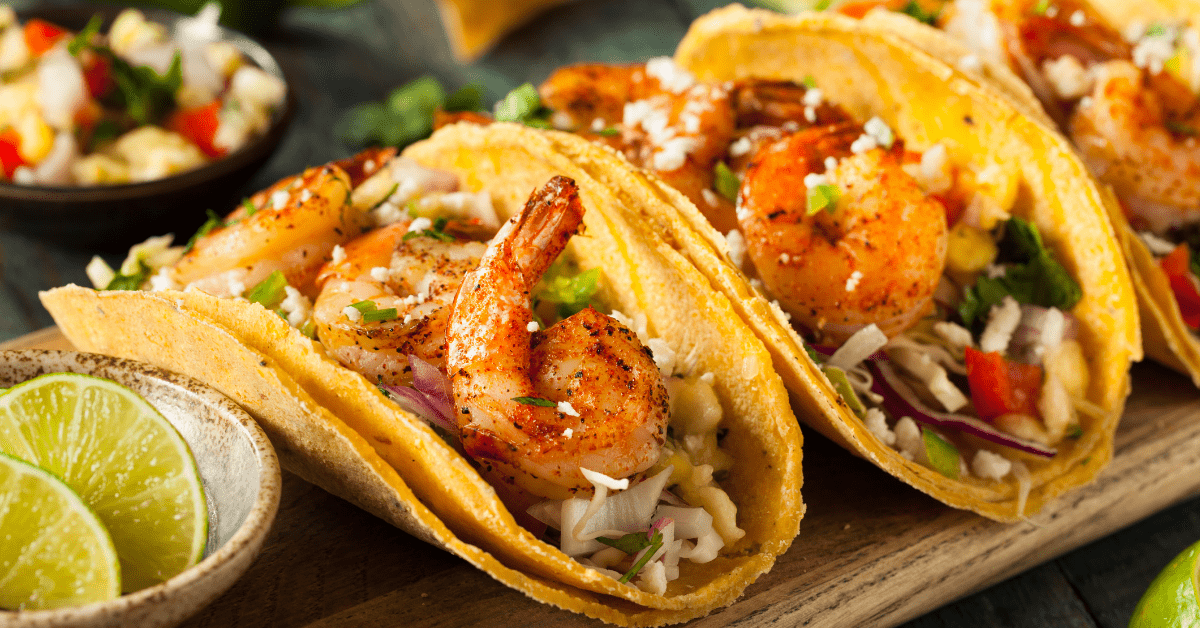 What is a good side to shrimp tacos?