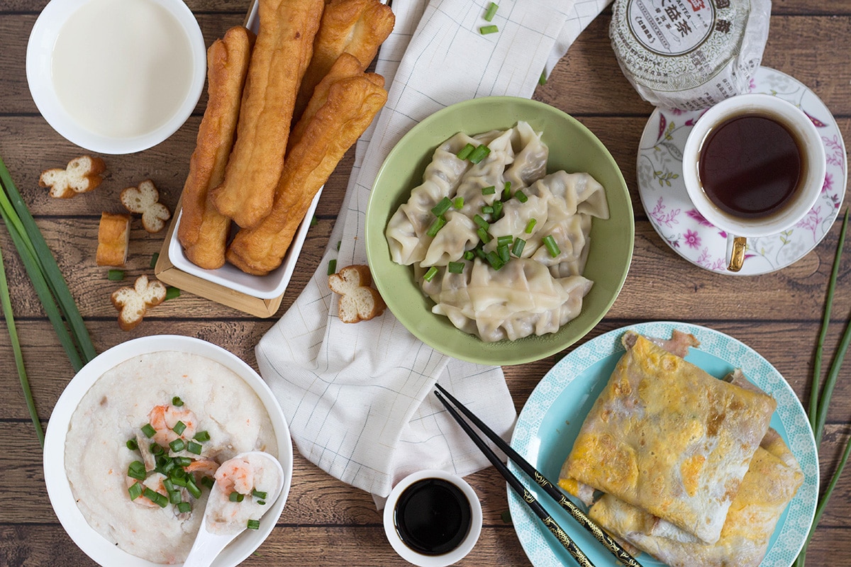 What is a typical breakfast in China?