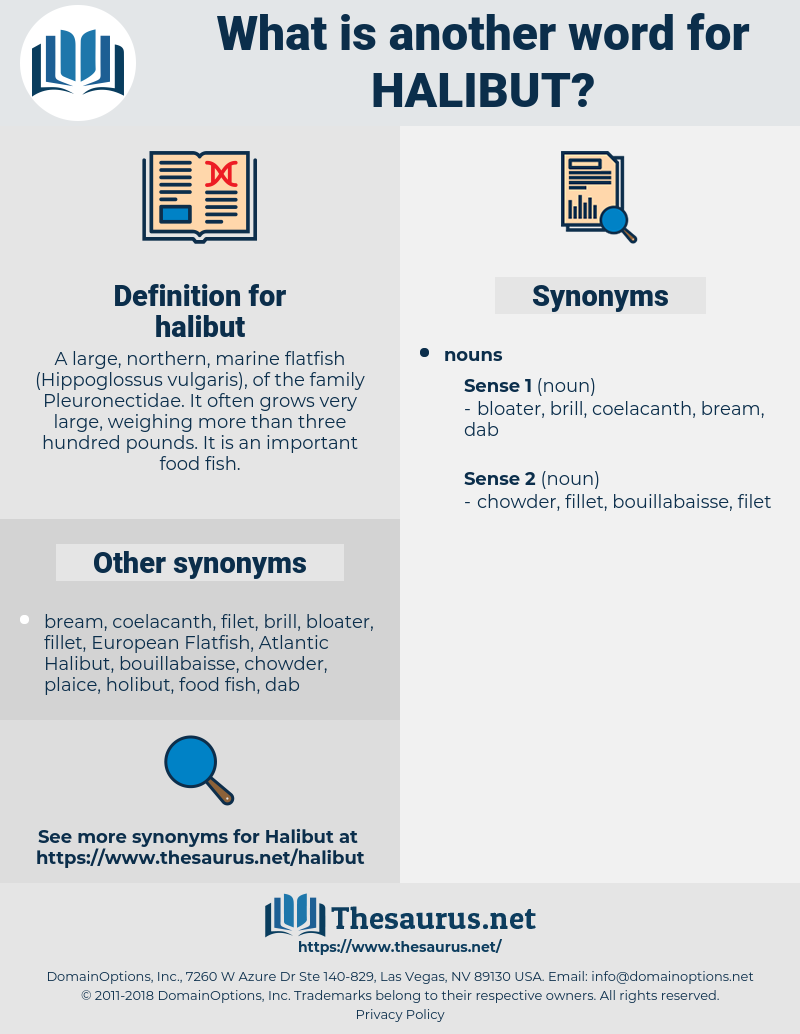 What is another name for halibut?