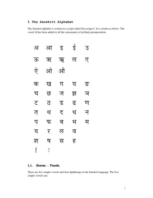 What is clean called in Sanskrit?