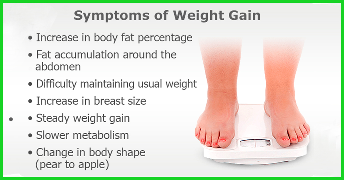 What is considered rapid weight gain?