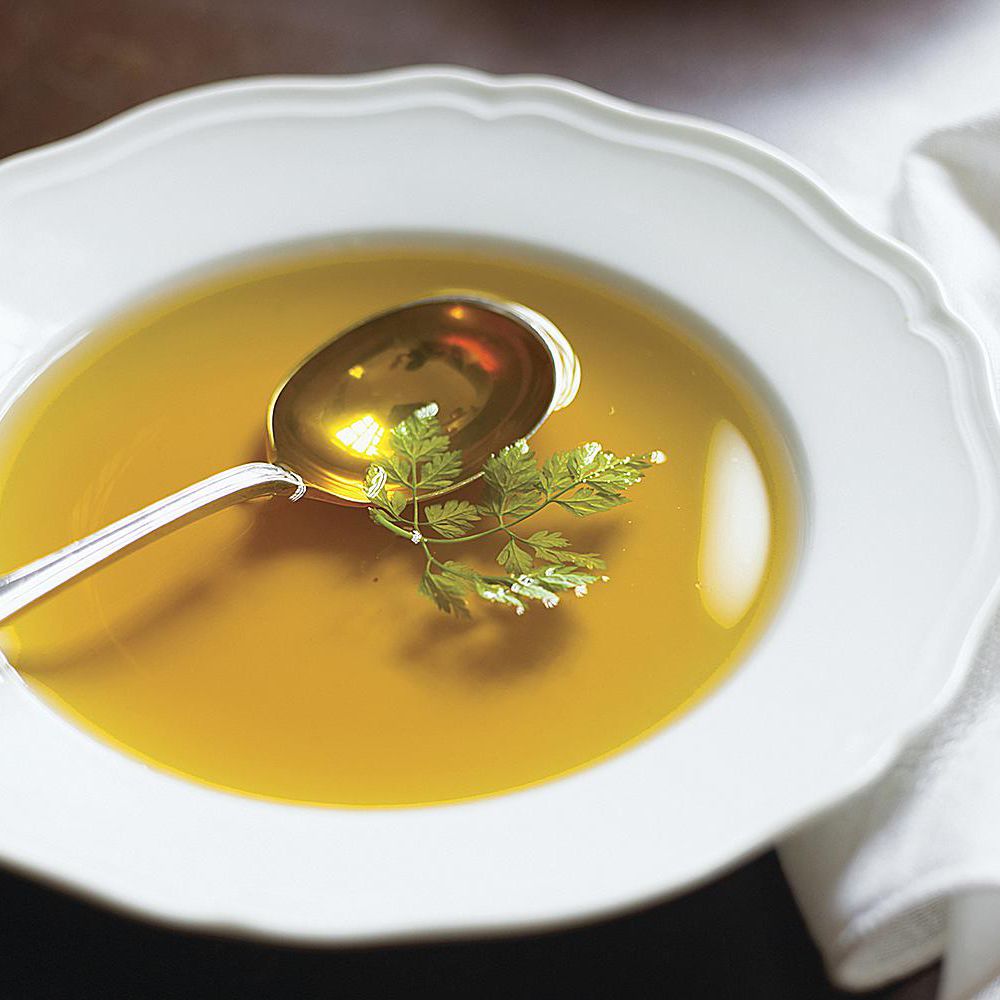 What is consommé in cooking?