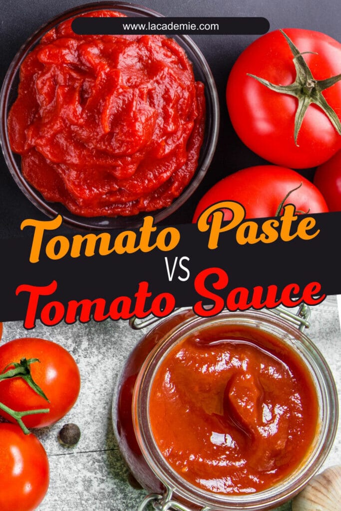 What is difference between tomato paste and sauce?