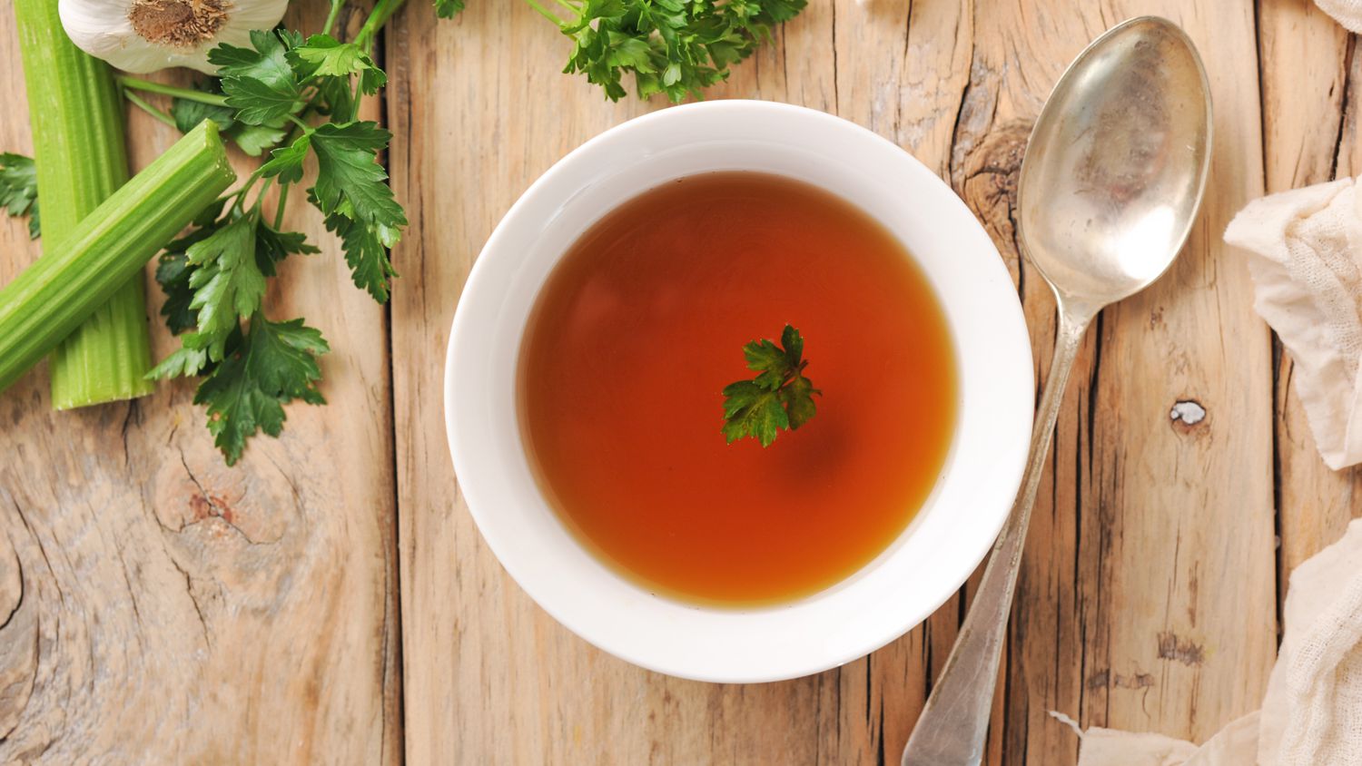 What is different about a consommé soup?