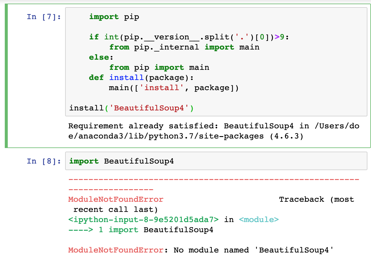 What is from bs4 import BeautifulSoup?