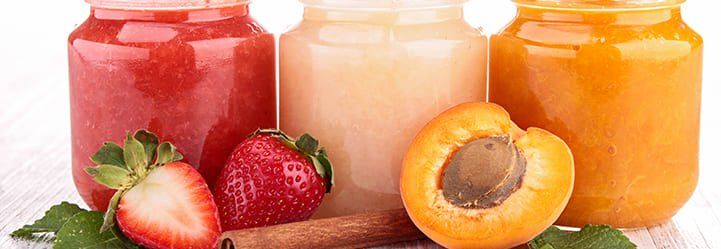 What is fruit puree made of?