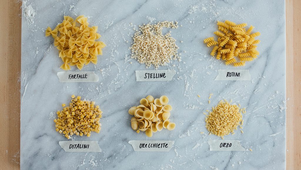What is mini pasta called?