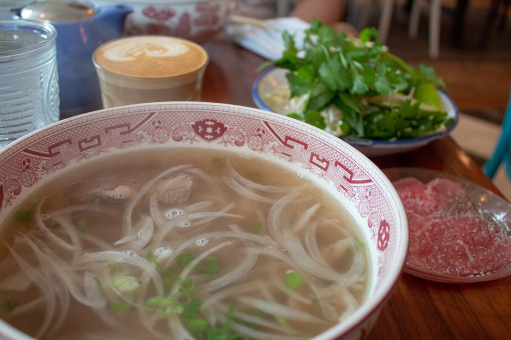 What is normally in pho?