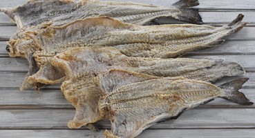 What is Norwegian dried fish called?