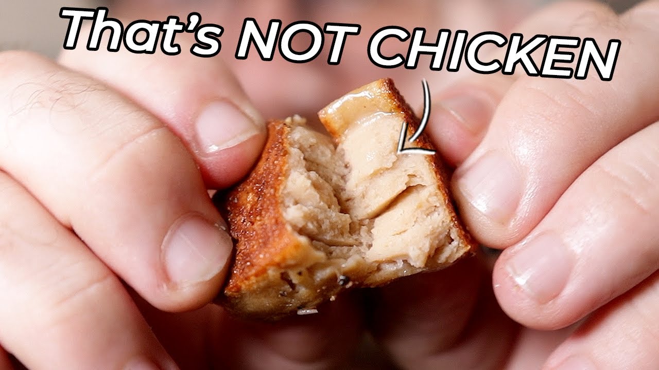 What is plant-based chicken made from?